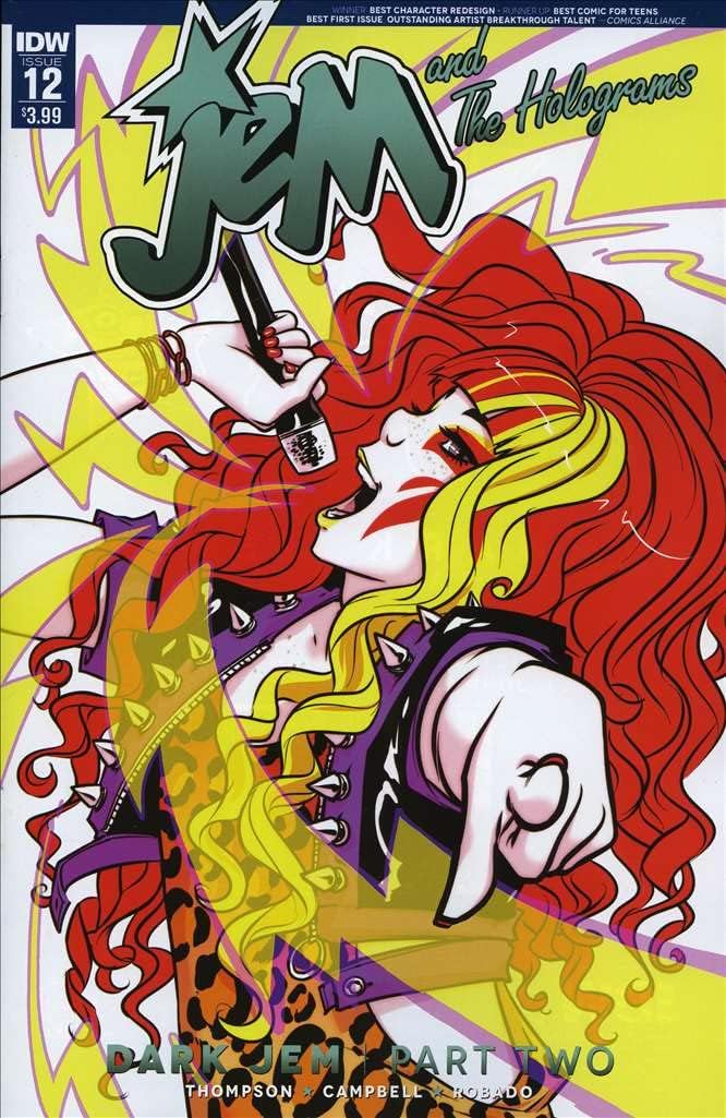 Amazon.com: Jem And the Holograms #12 VF ; IDW comic book | Dark Jem 2 ...