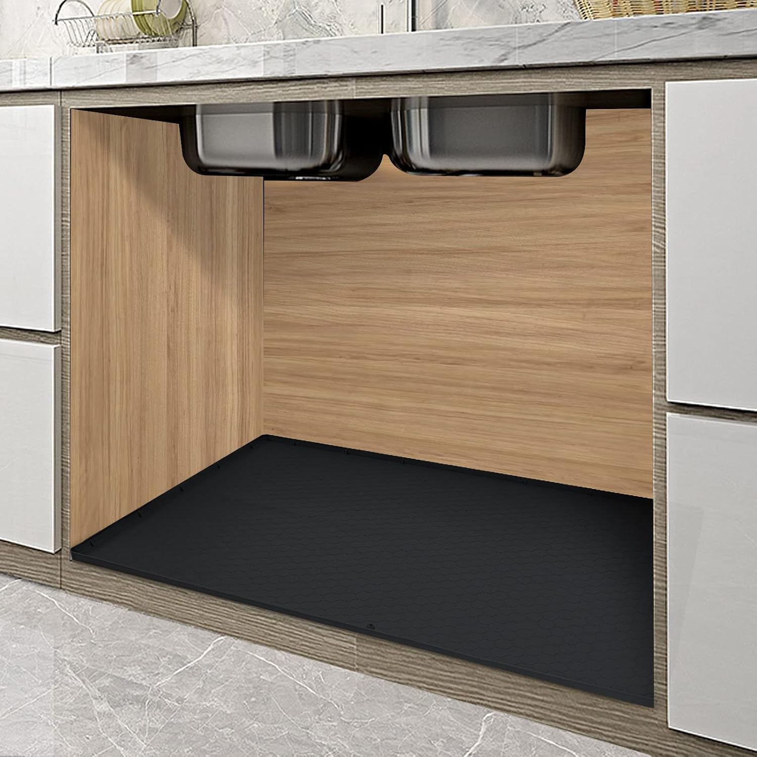 Amazon.com: Under Sink Mat, 34" x 22" Under Sink Mats for Kitchen ...