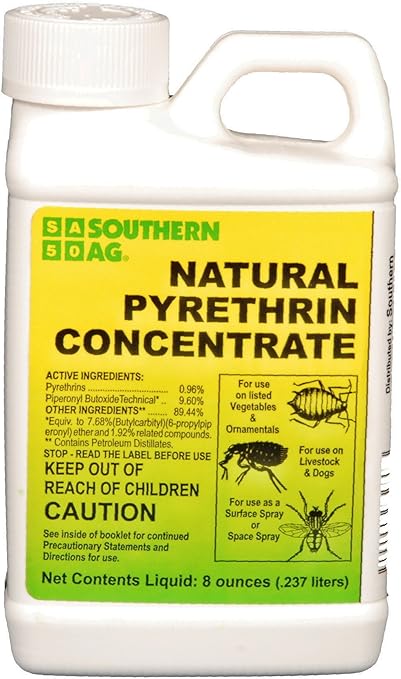 Amazon.com: Southern Ag 10401, 8oz Natural Pyrethrin Concentrate, Brown ...
