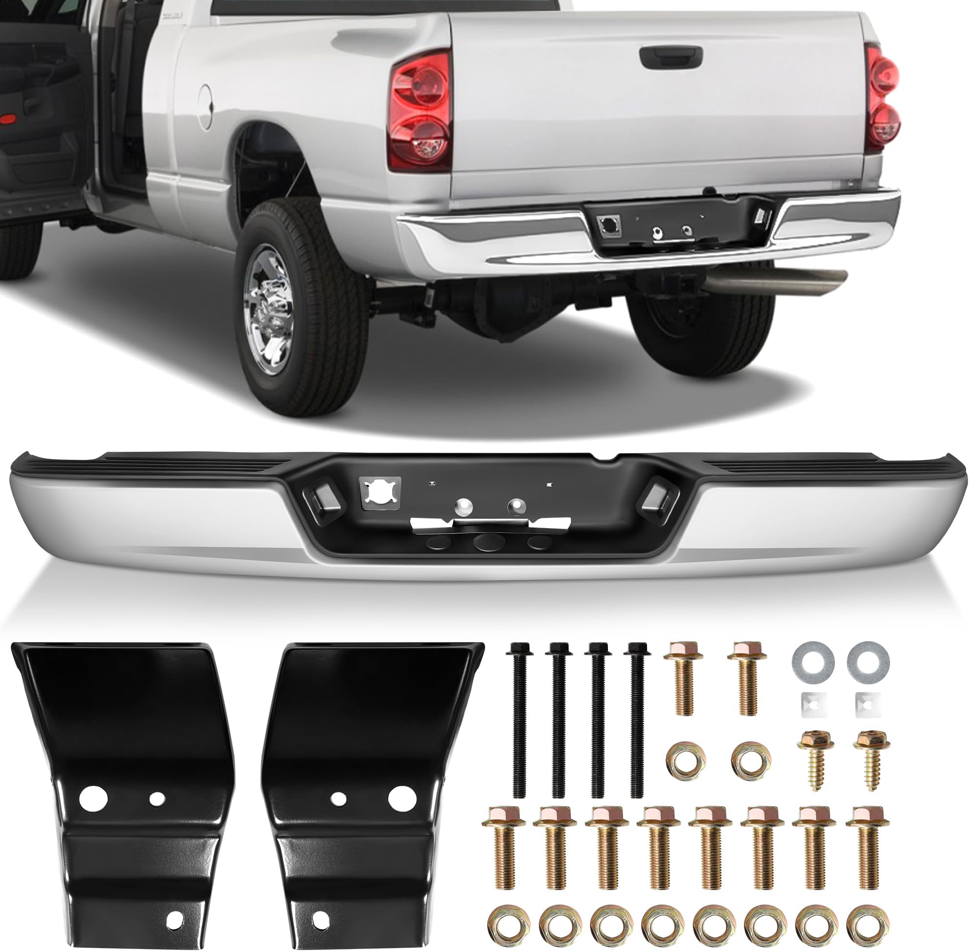 Amazon.com: Daume Rear Step Bumper Assembly Fit For 2004 2005 2006 2007 ...