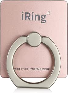 Amazon | iRing アイリング 正規品 スマホリング おしゃれ 360度回転 180度スイング スマホ スタンド 吸着ジェル 水洗い ...