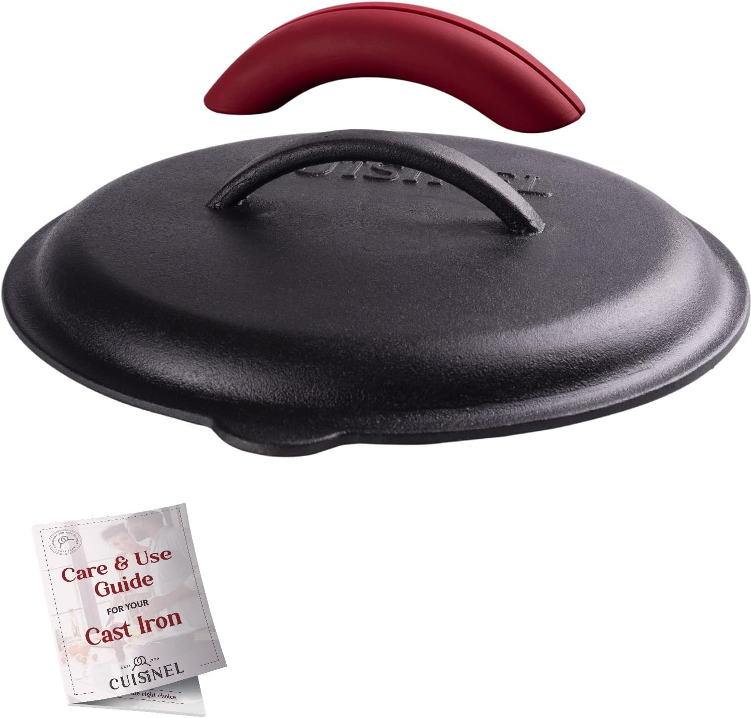 Amazon.com: Cuisinel Cast Iron Lid - Fits 10"-Inch Lodge Skillet Frying ...