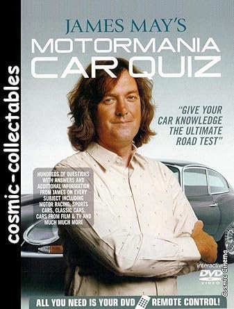 James May's Motor Mania Car Quiz - Interactive DVD Game ( MotorMania ...
