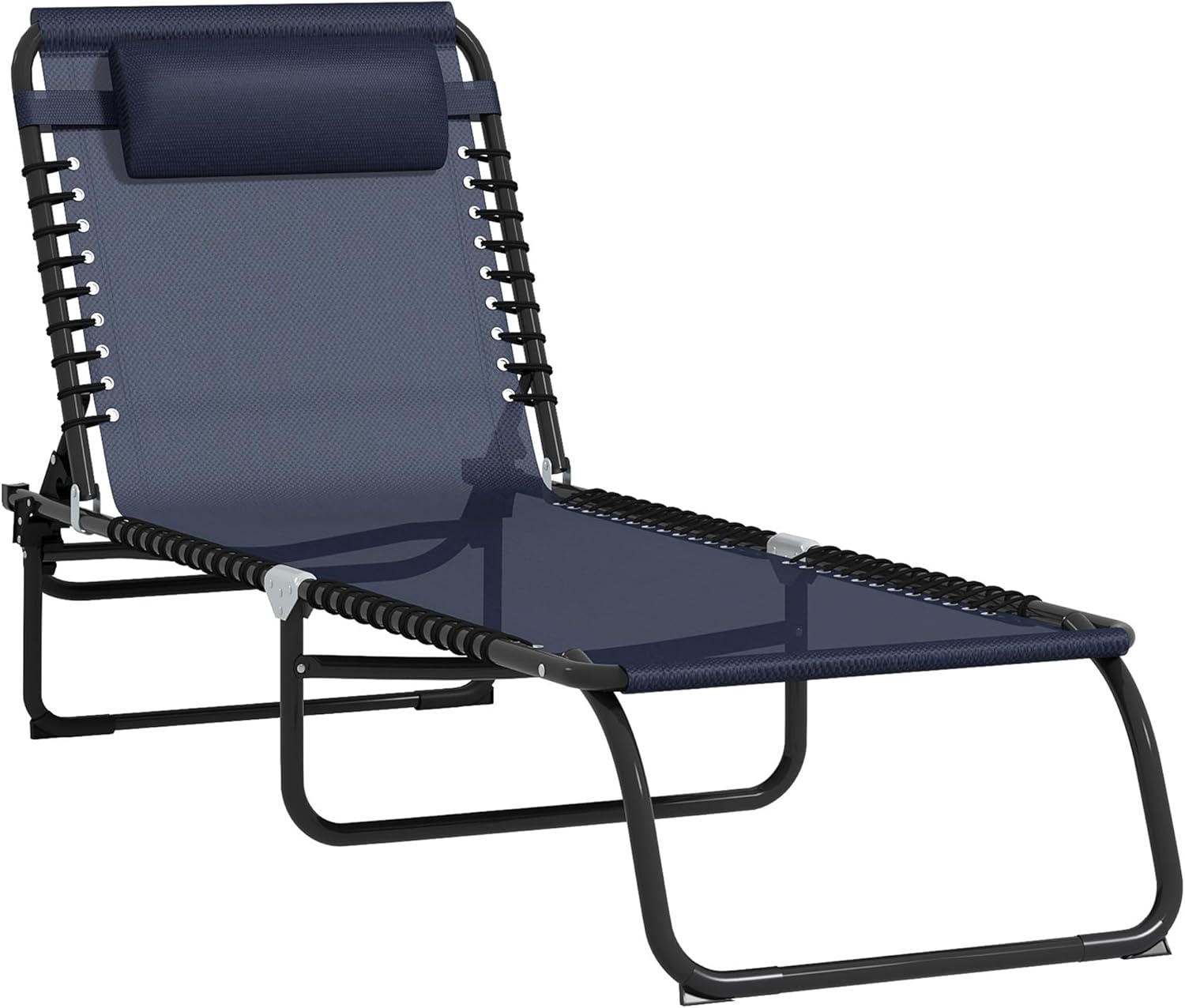 Amazon.com: Outsunny Folding Chaise Lounge Chair, Patio Sun Tanning ...