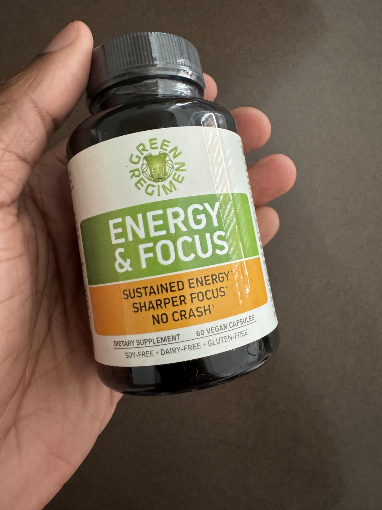 Amazon.com: Green Regimen Energy & Focus Capsules - Natural Nootropic ...