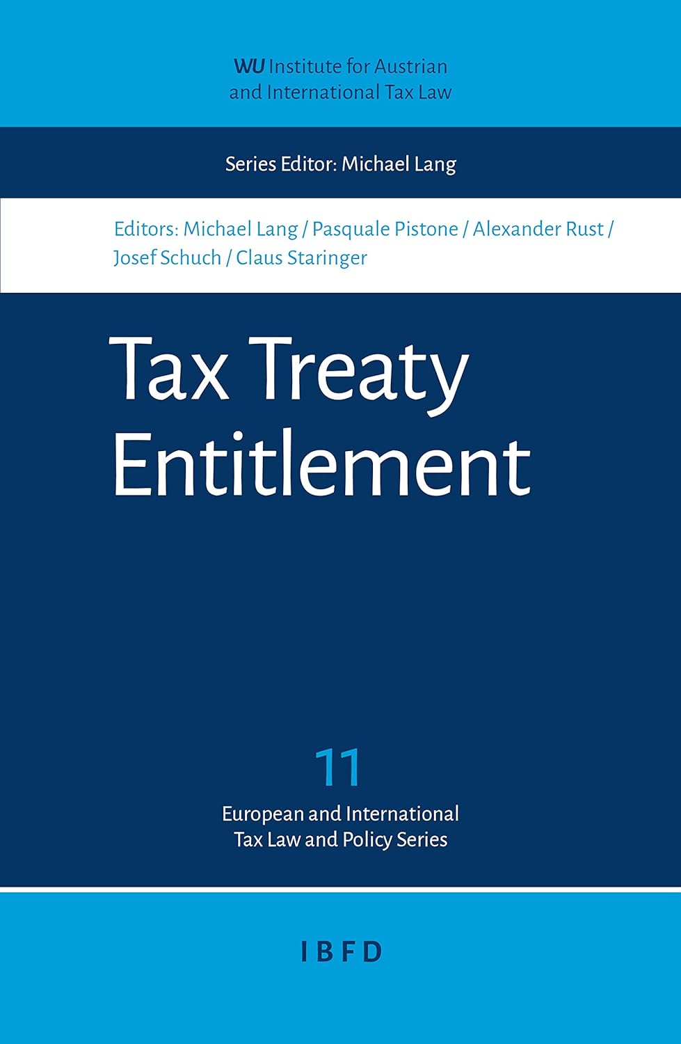Tax Treaty Entitlement (WU Series Book 11) eBook : Lang, Michael ...