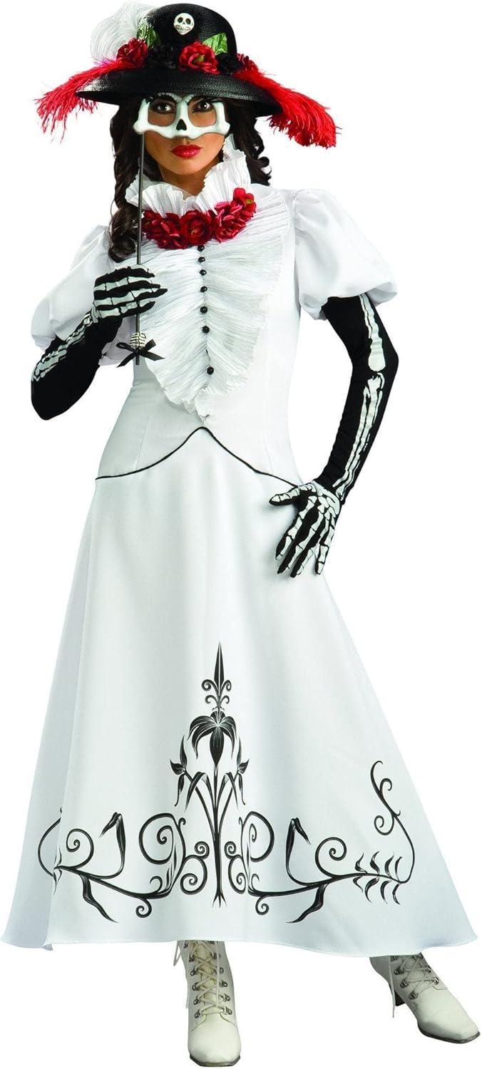 Amazon.com: Rubie's Costume Co Skeleton Bride Costume, Large, Large ...