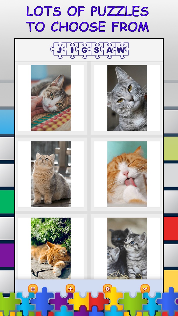 Cute Cats Picture Puzzle - No Ads Jigsaw Picture Puzzle! - App on ...