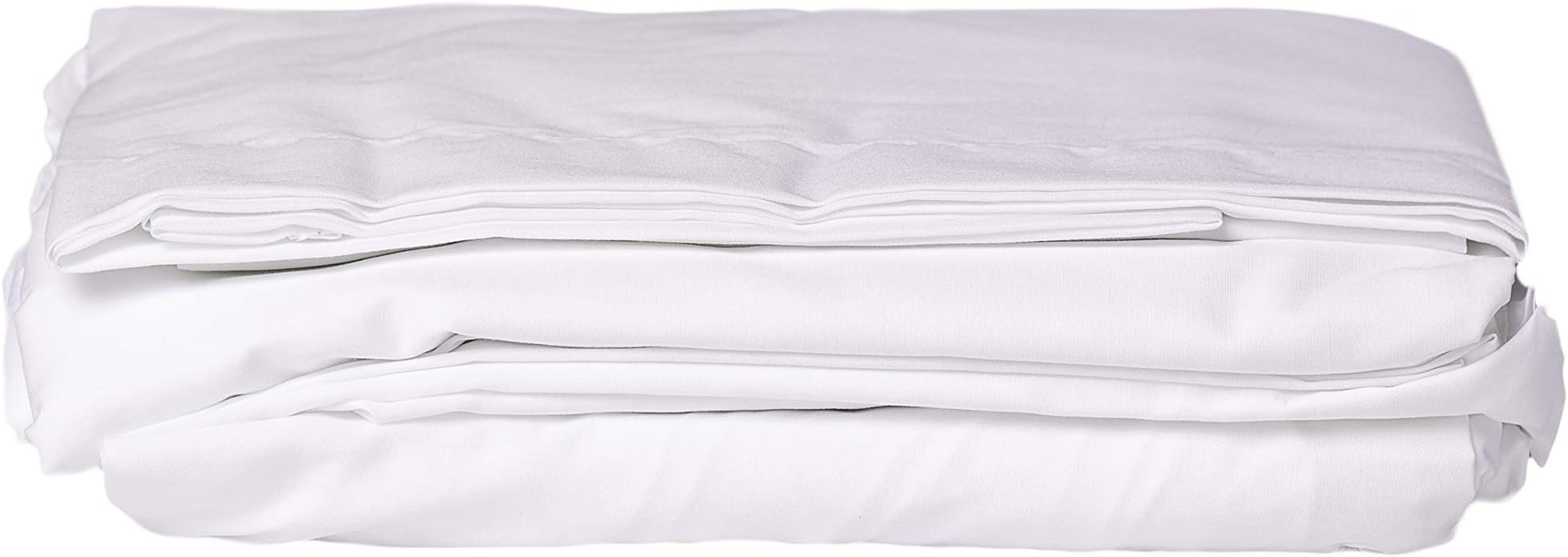 Amazon.com: Effortless Bedding Patented Oversized Semi-Fitted Top Sheet ...