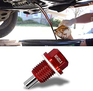 Amazon.com: MLAHUIER Car Magnetic Oil Drain Plug with Crush Washer ...