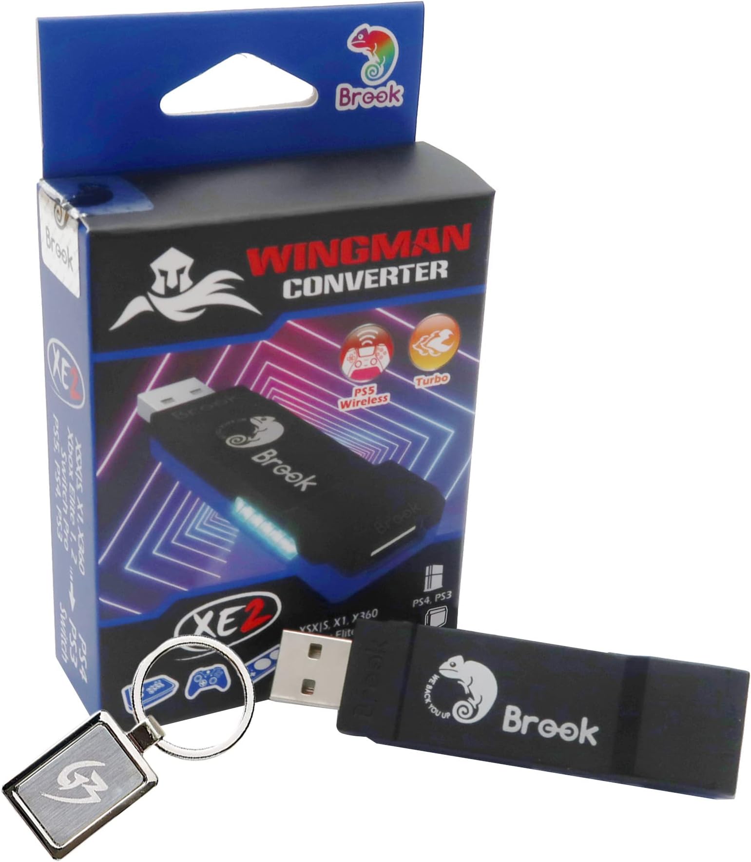 Brook Wingman FGC2 Converter Arcade Joystick Adapter for PS5 and PC ...