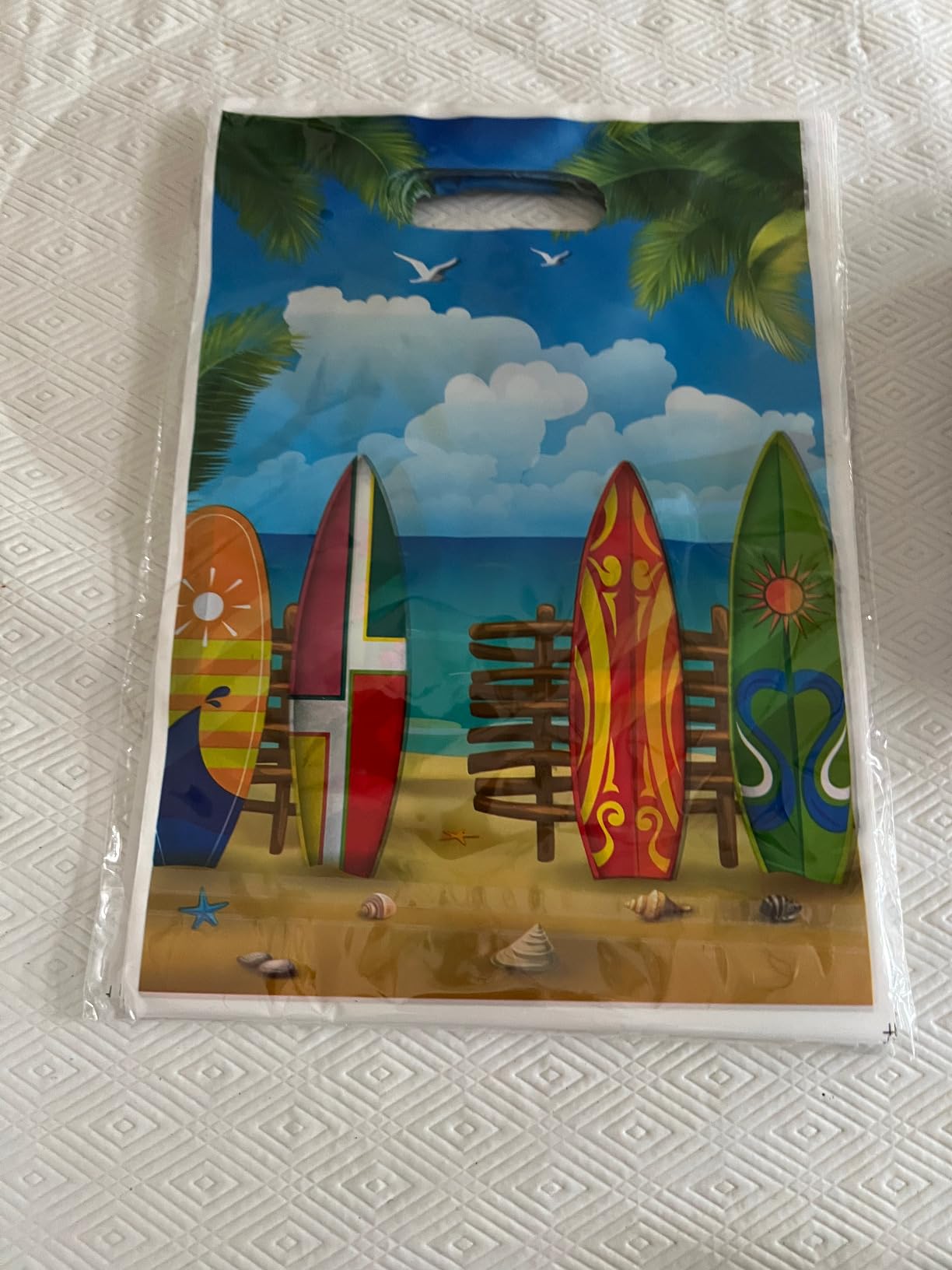 Amazon.com: EYxsaxenk Beach Surfing Hawaii Party Favor Bags 50Pcs ...