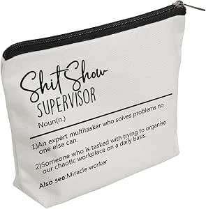 Amazon.com: WZJHCL Shit Show Supervisor Definition Survival Kit Boss ...