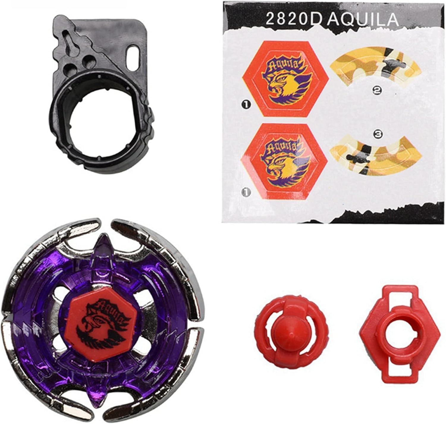 mopogool Battling Top Metal Master Fusion Booster Gyro Spin Starter Toy ...