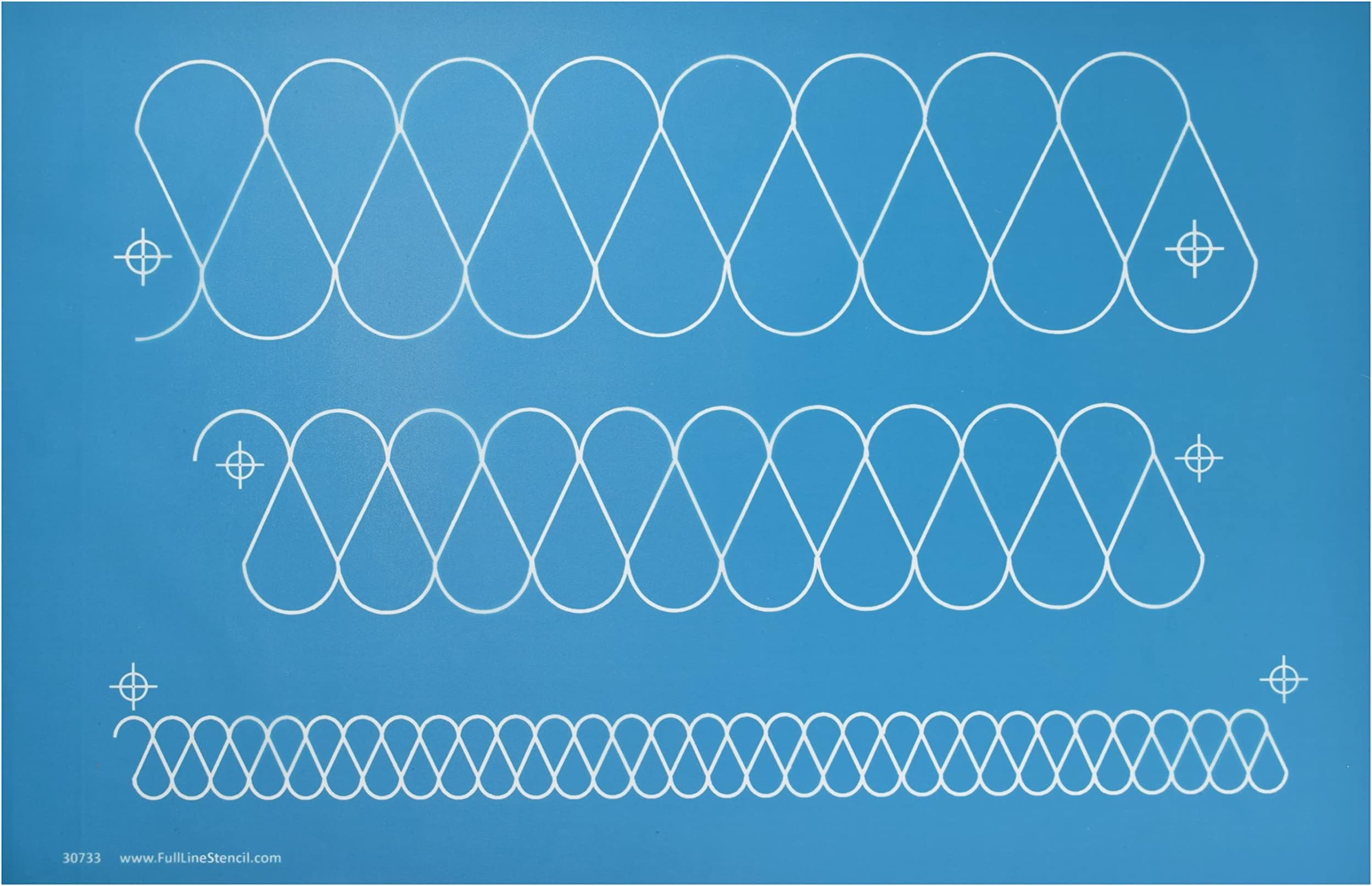 Amazon.com: Full Line Stencil - One Inch Grid Stencil, Template for ...