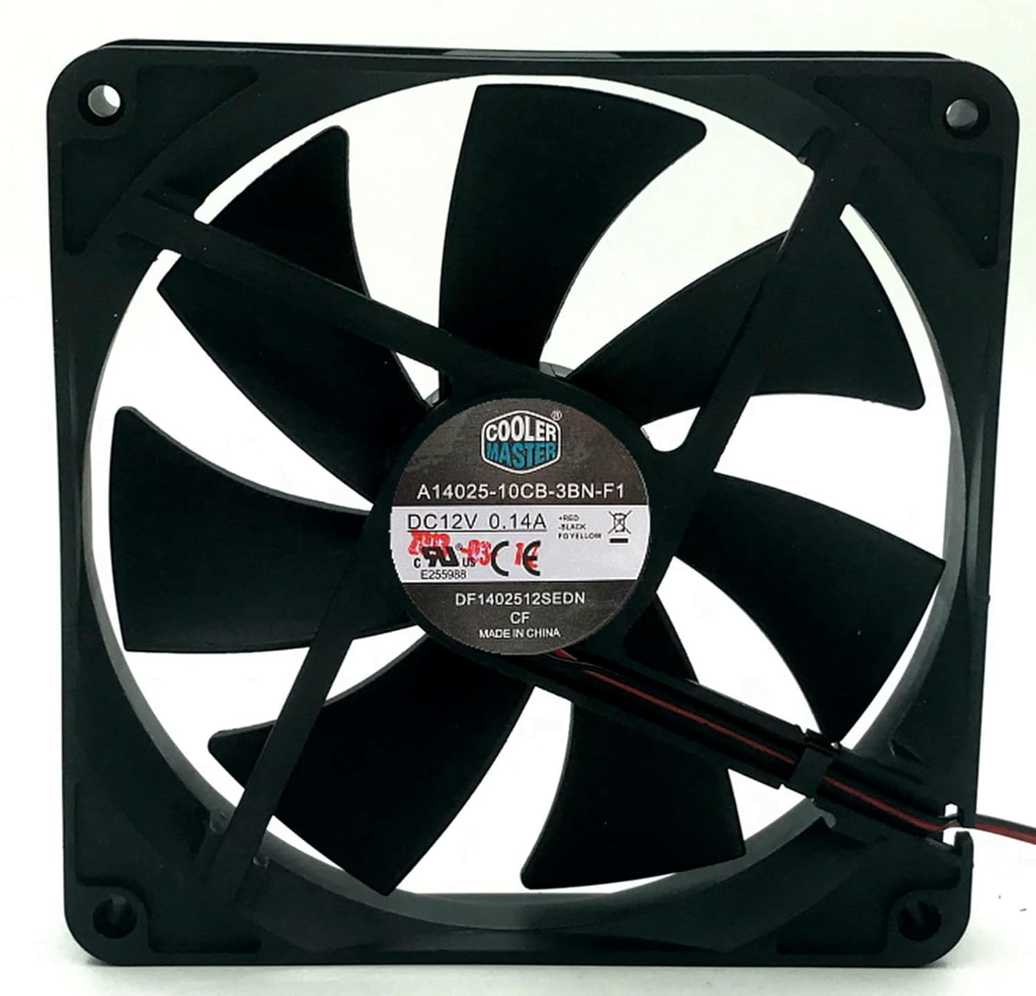 Amazon.com: A14025-10CB-3BN-F1 Fan for 12V 0.14A 140×140×25mm Cooling ...