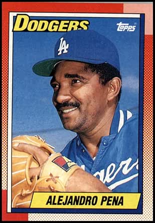 Amazon.com: Baseball MLB 1990 Topps #483 Alejandro Pena Dodgers ...