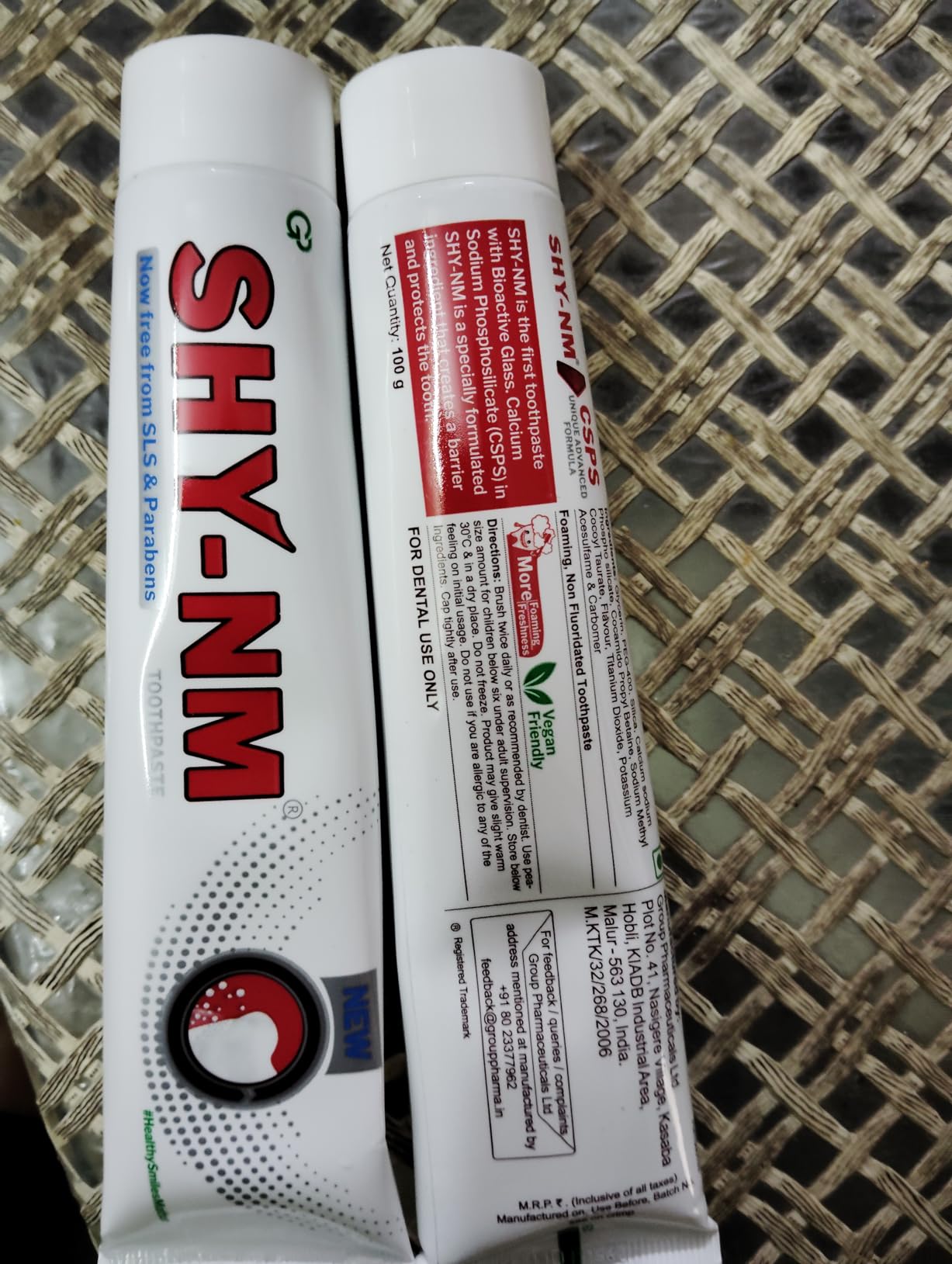 Buy SHY-NM Toothpaste | SLS free, Parabens free and Vegan friendly ...