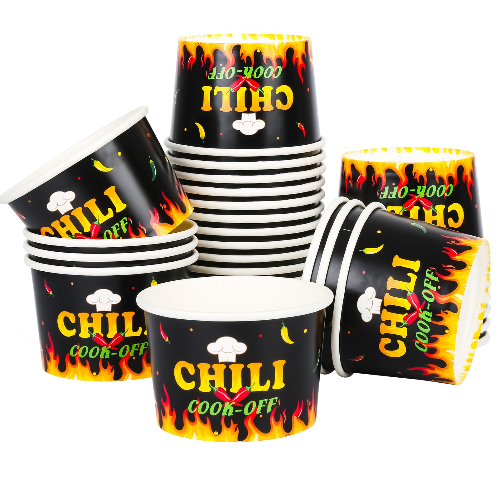 Amazon.com: Purhapfre 60Pcs Chili Cook Off Decorations Chili Cook Off ...