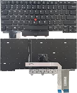 Amazon.com: Tiugochr Laptop Replacement US Layout with Backlight with Pointing Keyboard for ...