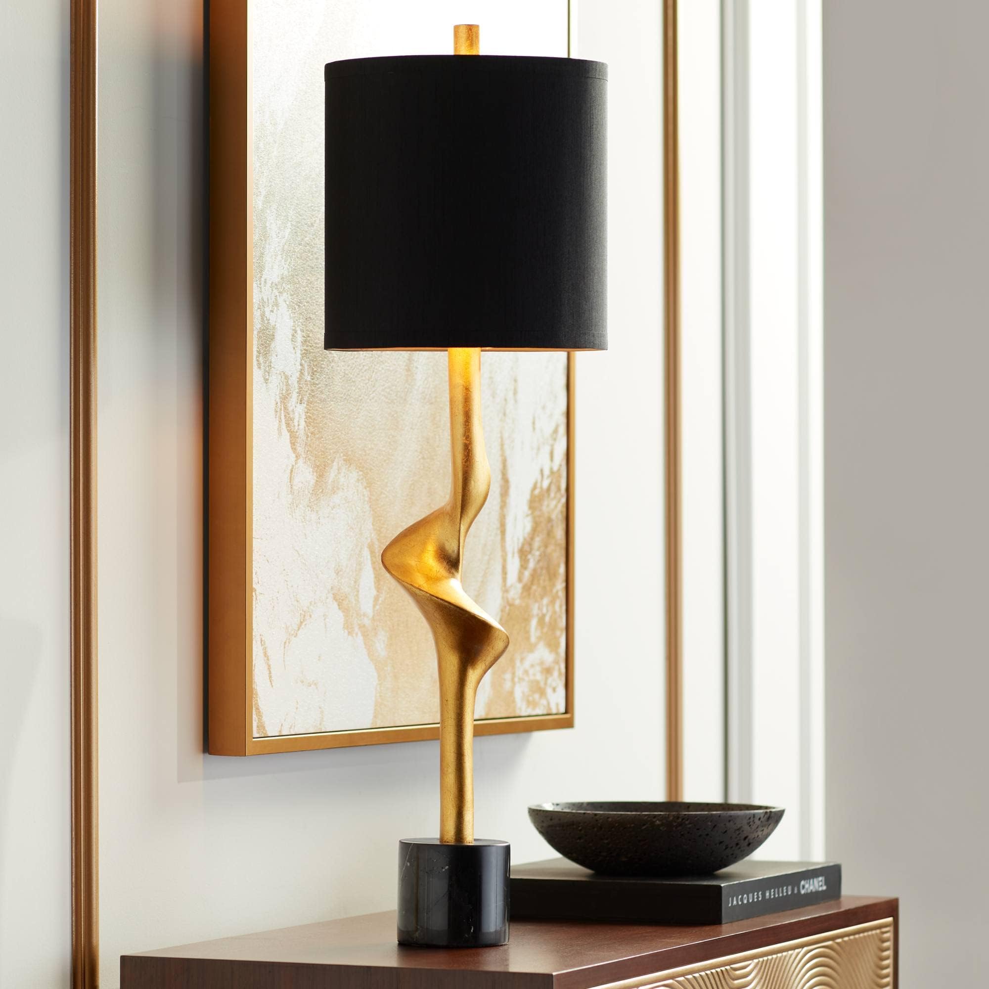 Possini Euro Design Minerva 32" Tall Large Modern Glam Luxury End Table ...