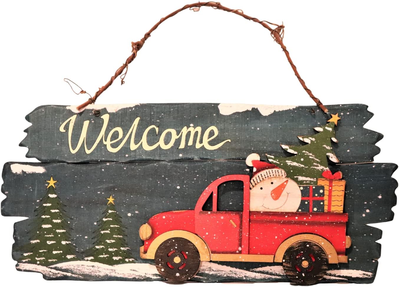 Amazon.com: Fun Christmas Decor Holiday Display Signs Home Decorations ...