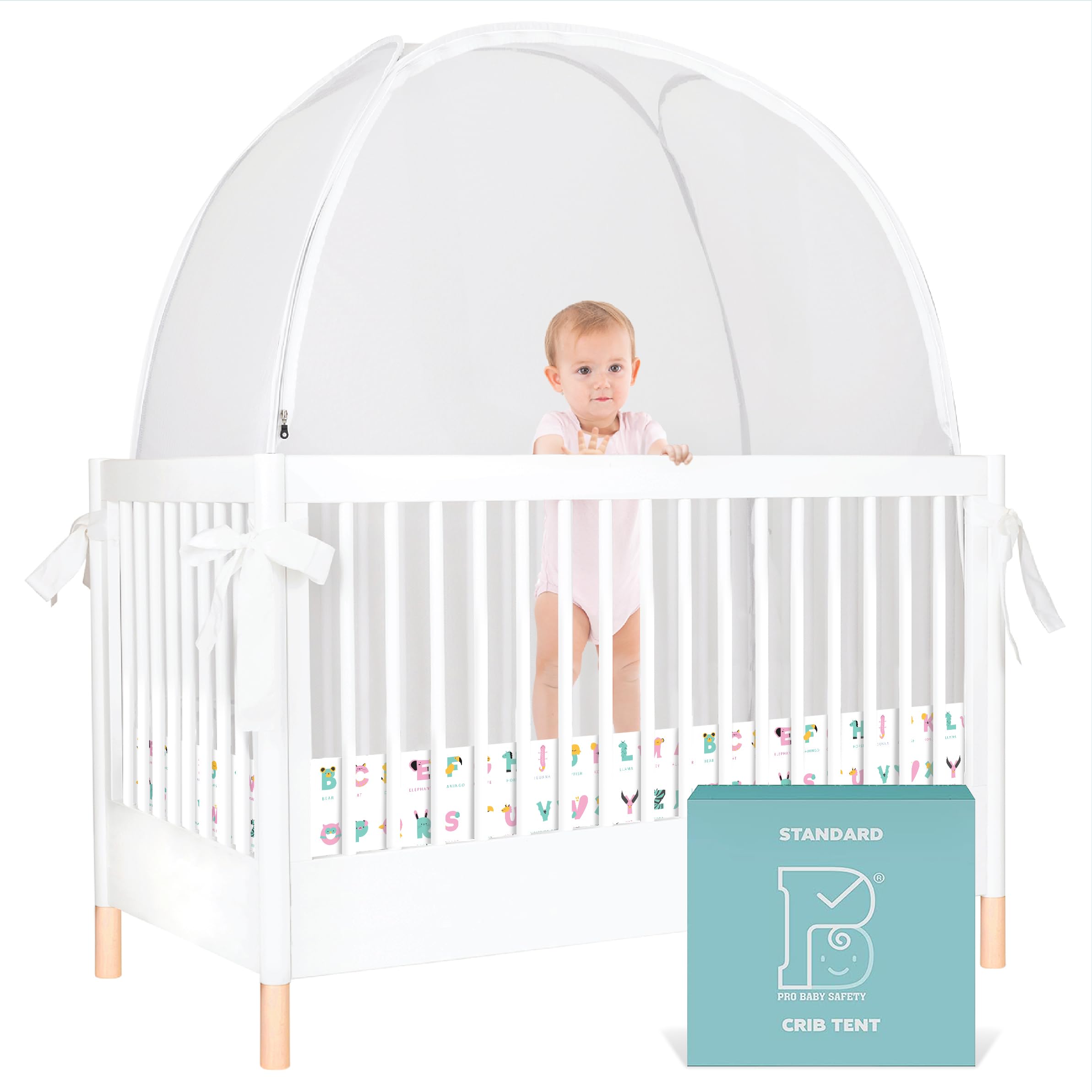 Amazon.com : Pop Up Crib Tent, Fine Mesh Netting Cover to Keep Baby ...
