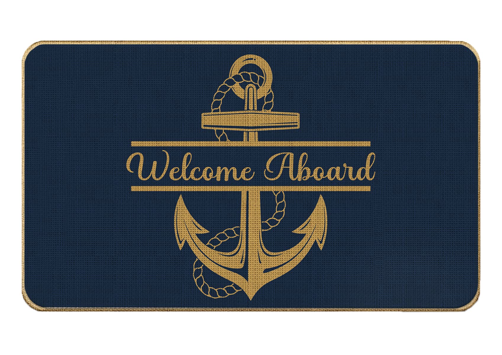 Amazon.com: OFlich Nautical Theme Welcome Aboard Rustic Anchor Rope ...