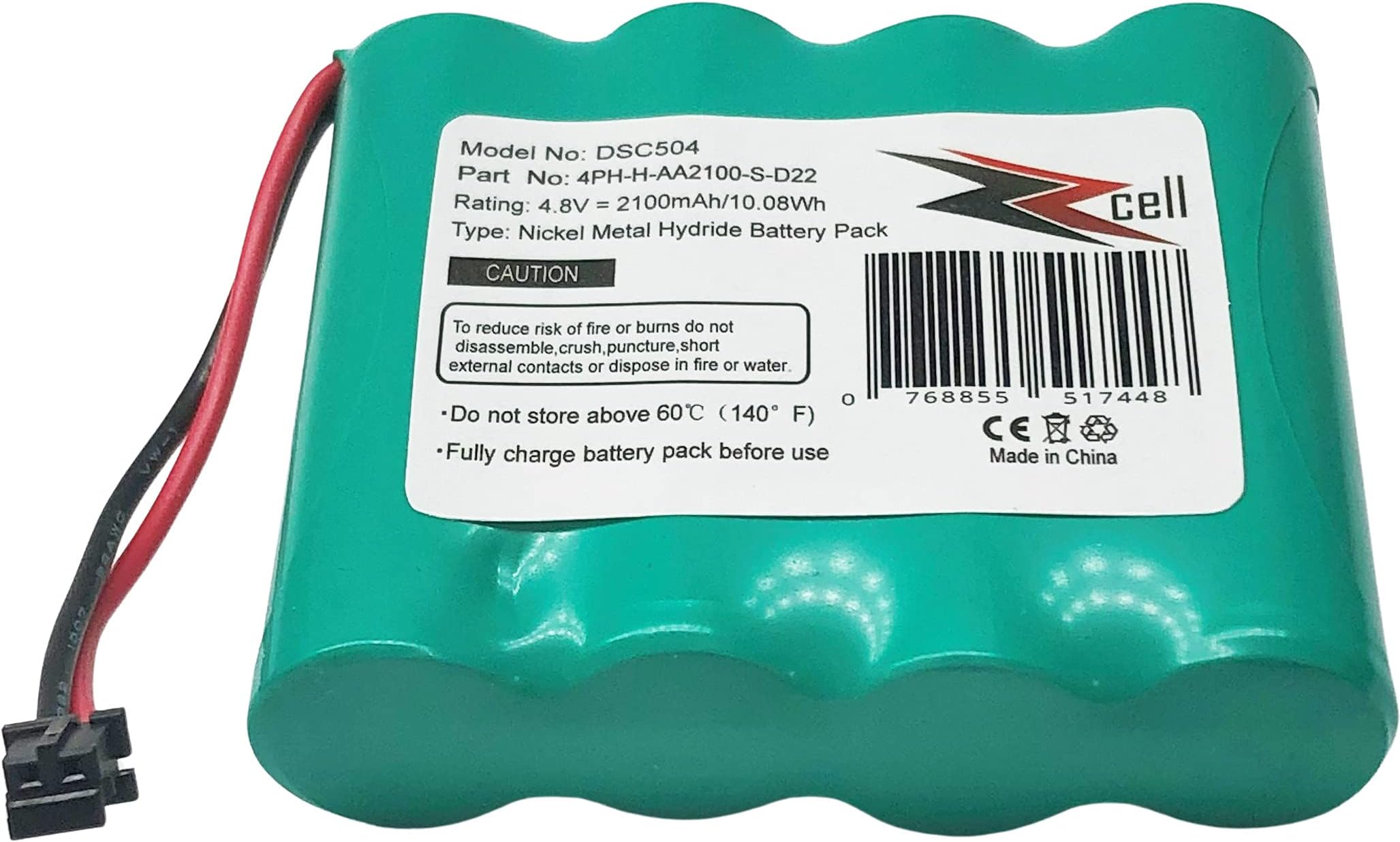 Amazon.com: ZZcell® Battery Replacement for DSC WTK5504 Wireless keypad ...