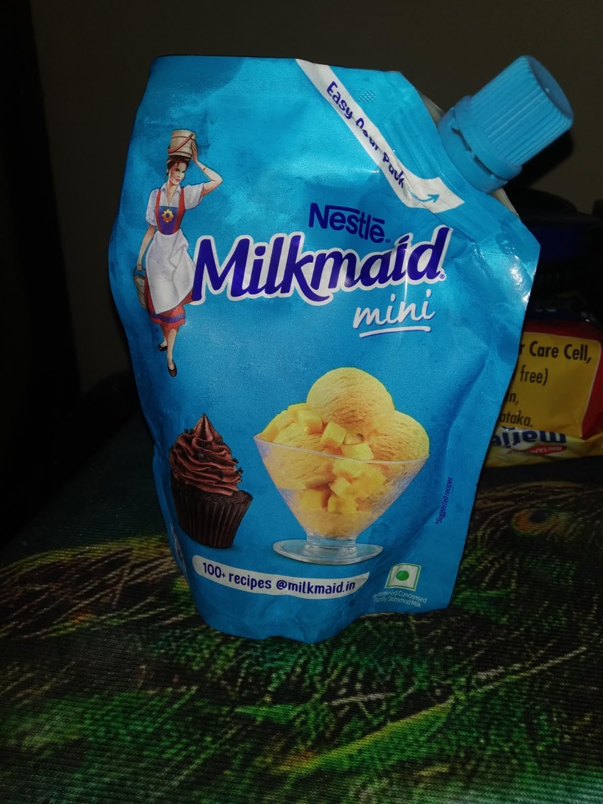 Milkmaid Nestle Mini Sweetened Liquid Condensed Milk, 190 G, Doy Pack ...