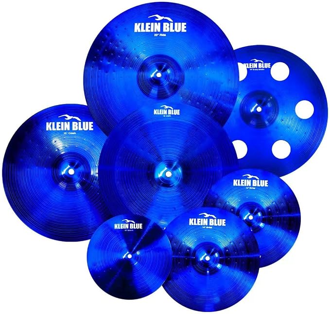 Amazon.com: PLADRUBO Titanium Color Cymbals Set – 7-Piece Drum Cymbal ...