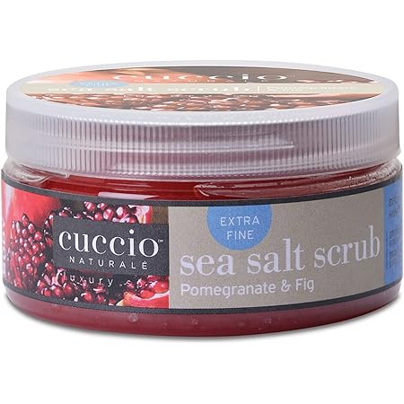 Amazon.com : Cuccio Naturale Sea Salt Scrub - Extra Fine - Gently ...