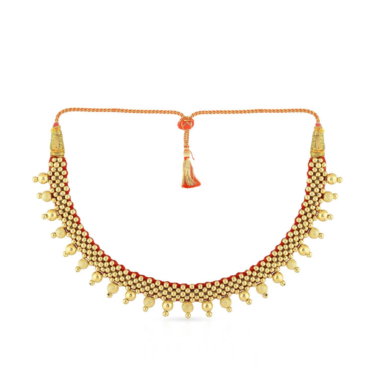 Malabar Gold & Diamonds Gold Necklace for Women 22k | Pure Gold ...