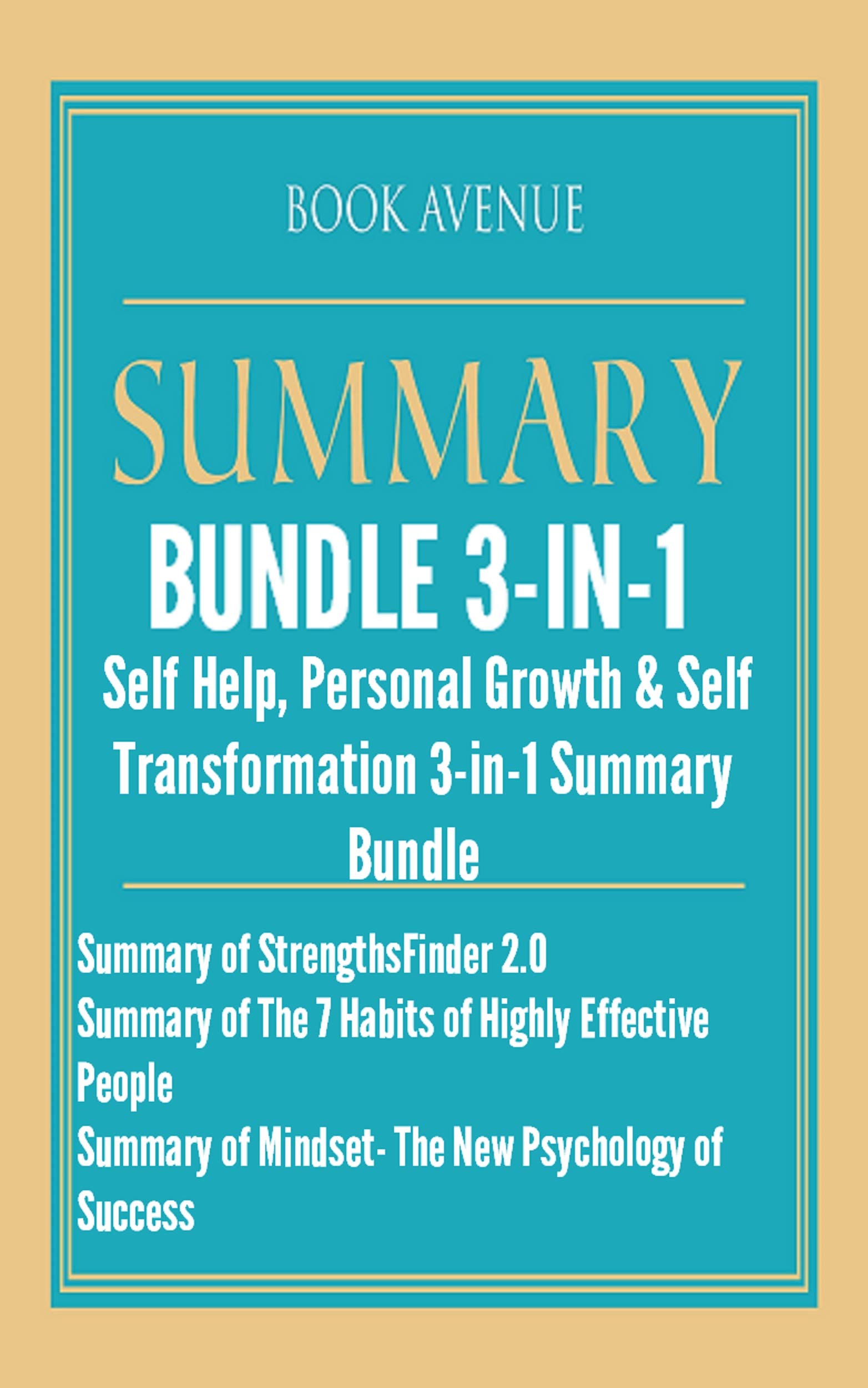 Buy 3-in-1 Summary Bundle - Self Help, Personal Growth & Self ...