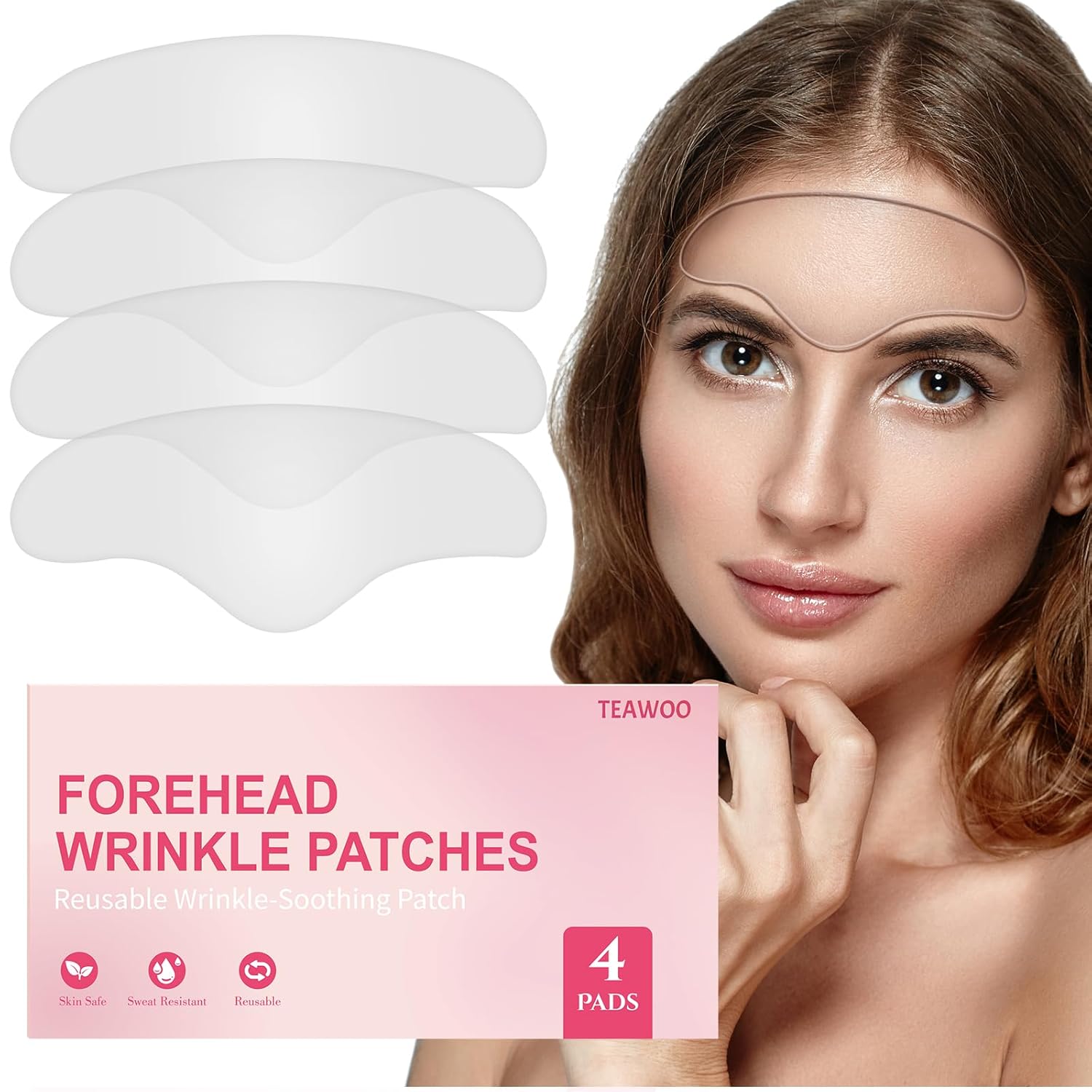 Amazon.com : Reusable Forehead Wrinkle Patches | Forehead Wrinkles ...