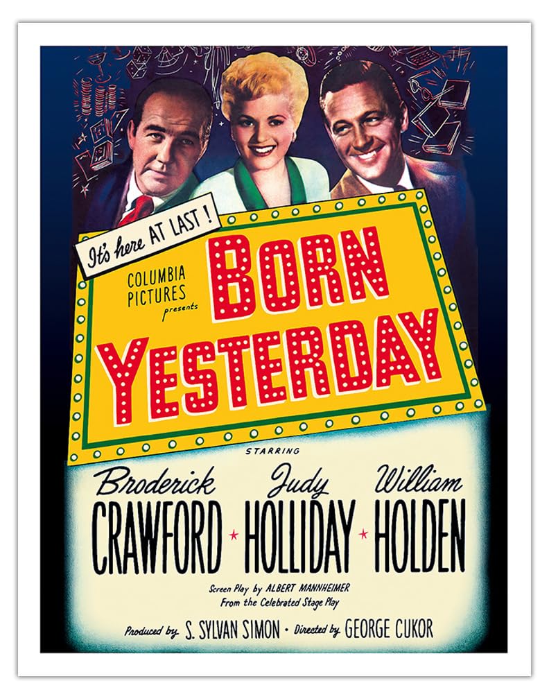 Pacifica Island Art Born Yesterday - Starring Broderick Crawford, Judy ...