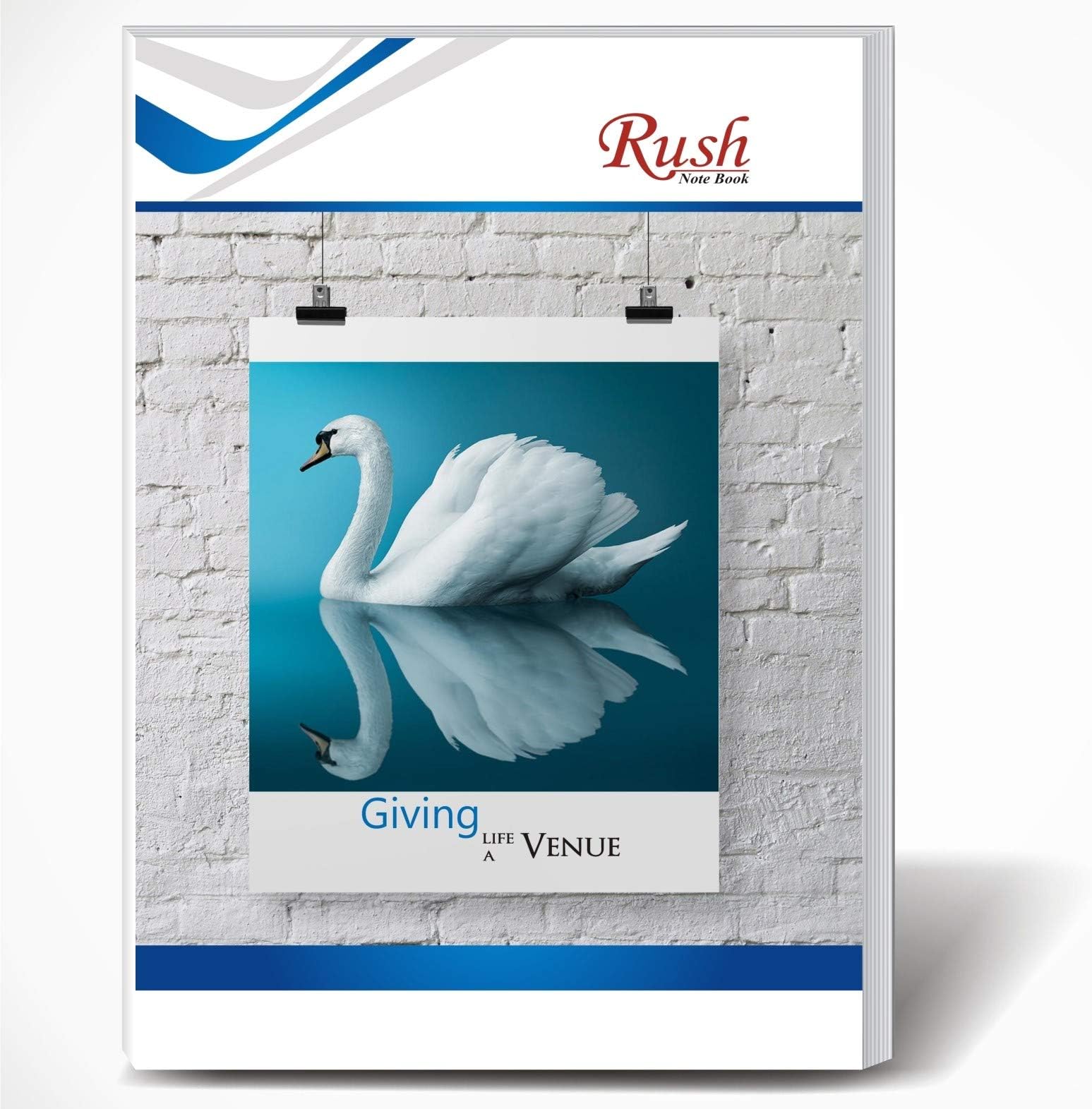 Rush 452 Pages A4 Size Notebook - Single Line Ruled (29 x 21 cm ...