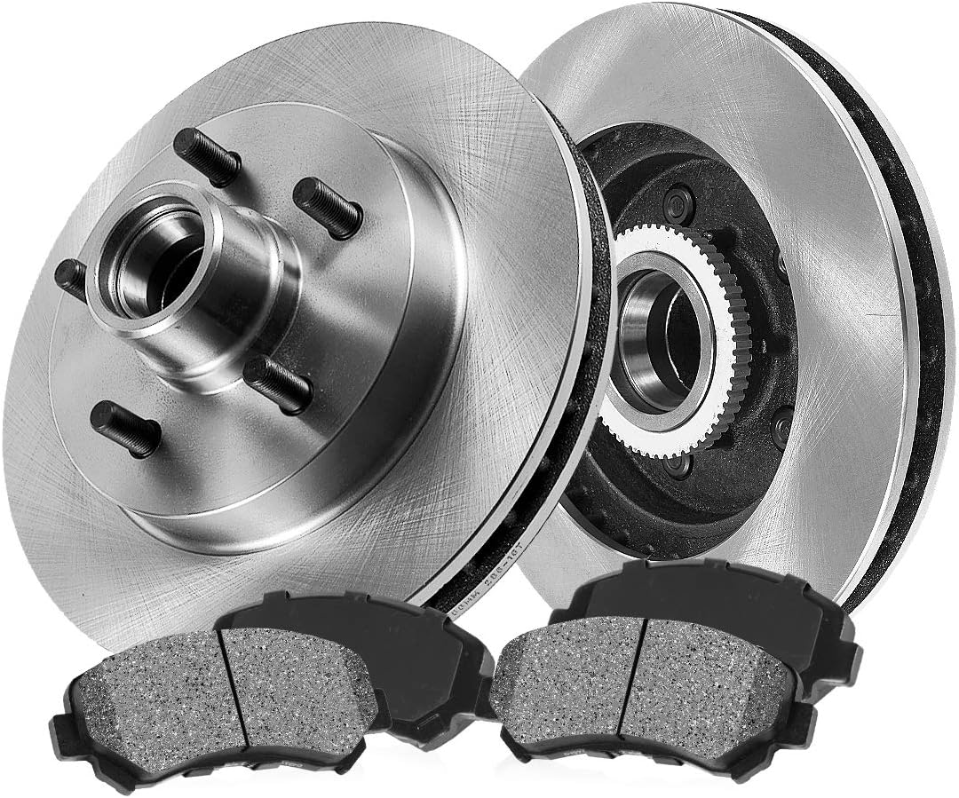 Amazon.com: Callahan Front Replacement Brake Disc Rotors and Semi-Metallic Brake Pads Brake Kit ...