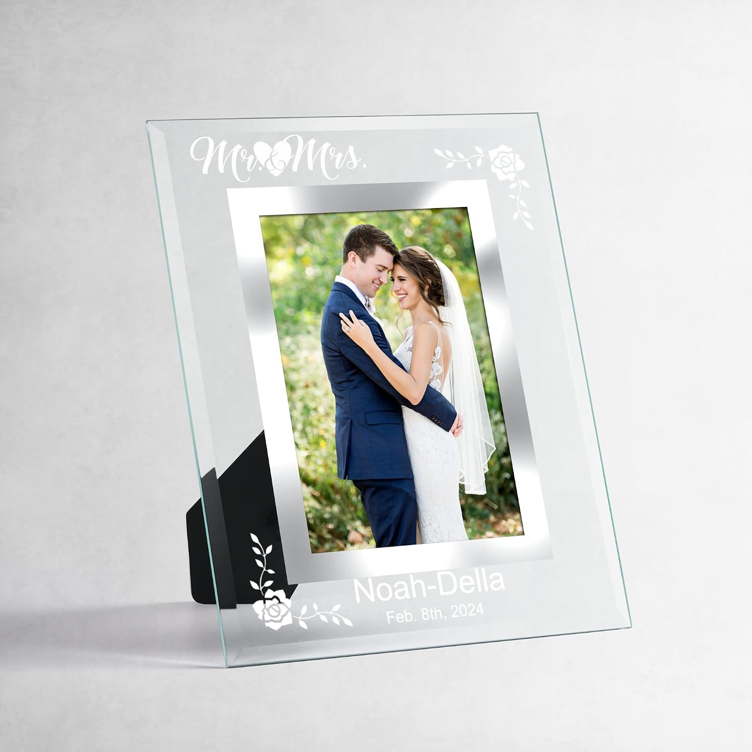 Amazon.com - Snclriao Personalized Wedding Picture Frame for Couples ...