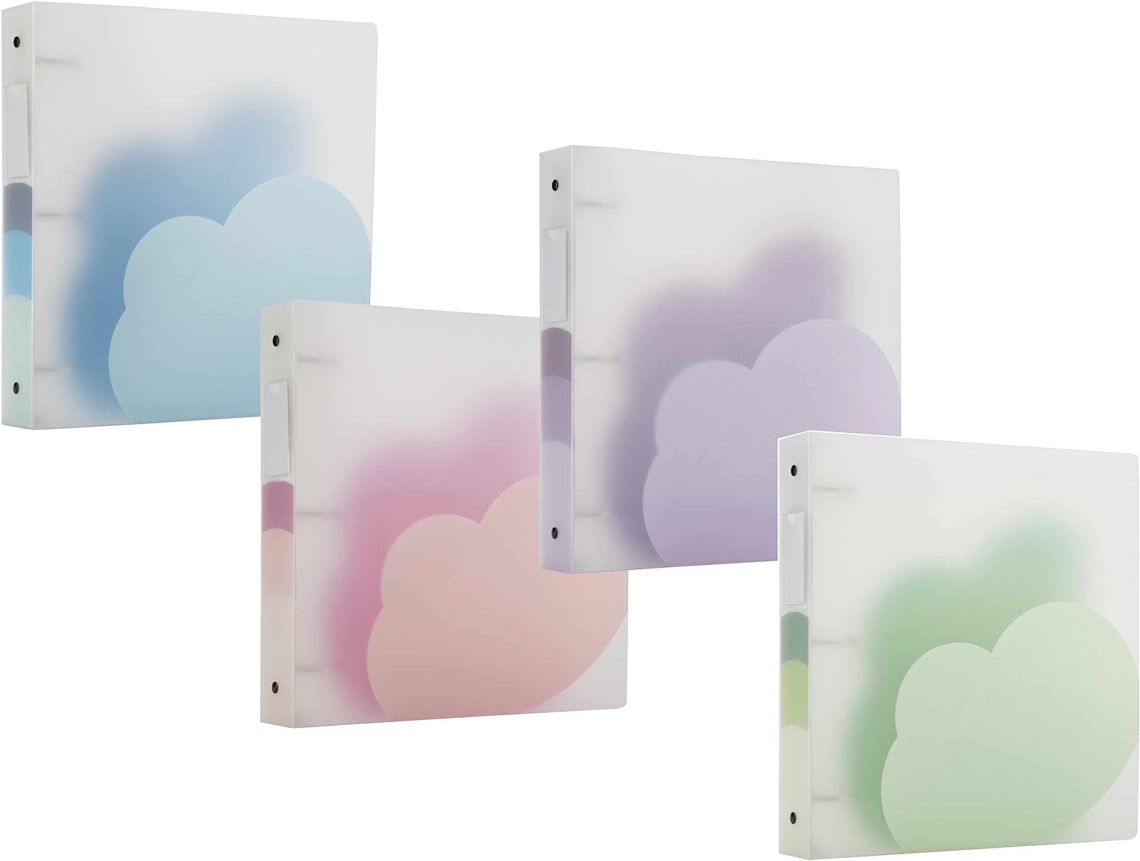 Amazon.com : Filexec Products Cloud, Ring Binder, 2", Pack of 4 (50495 ...