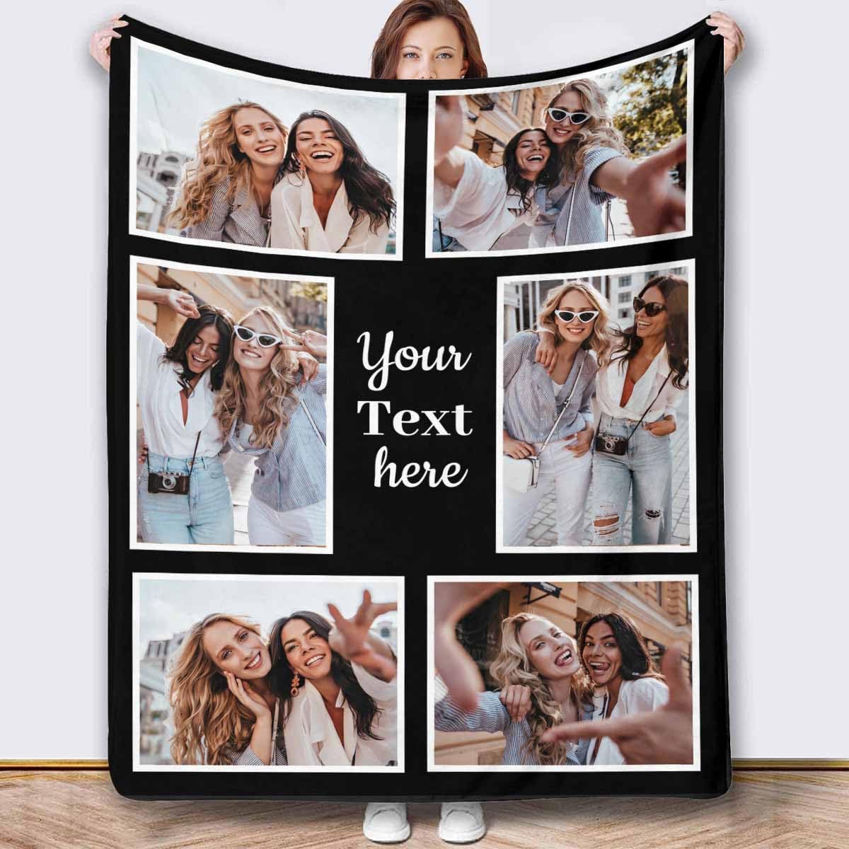 Amazon.com: Newcos Personalized Photo Blankets Customized Throw ...