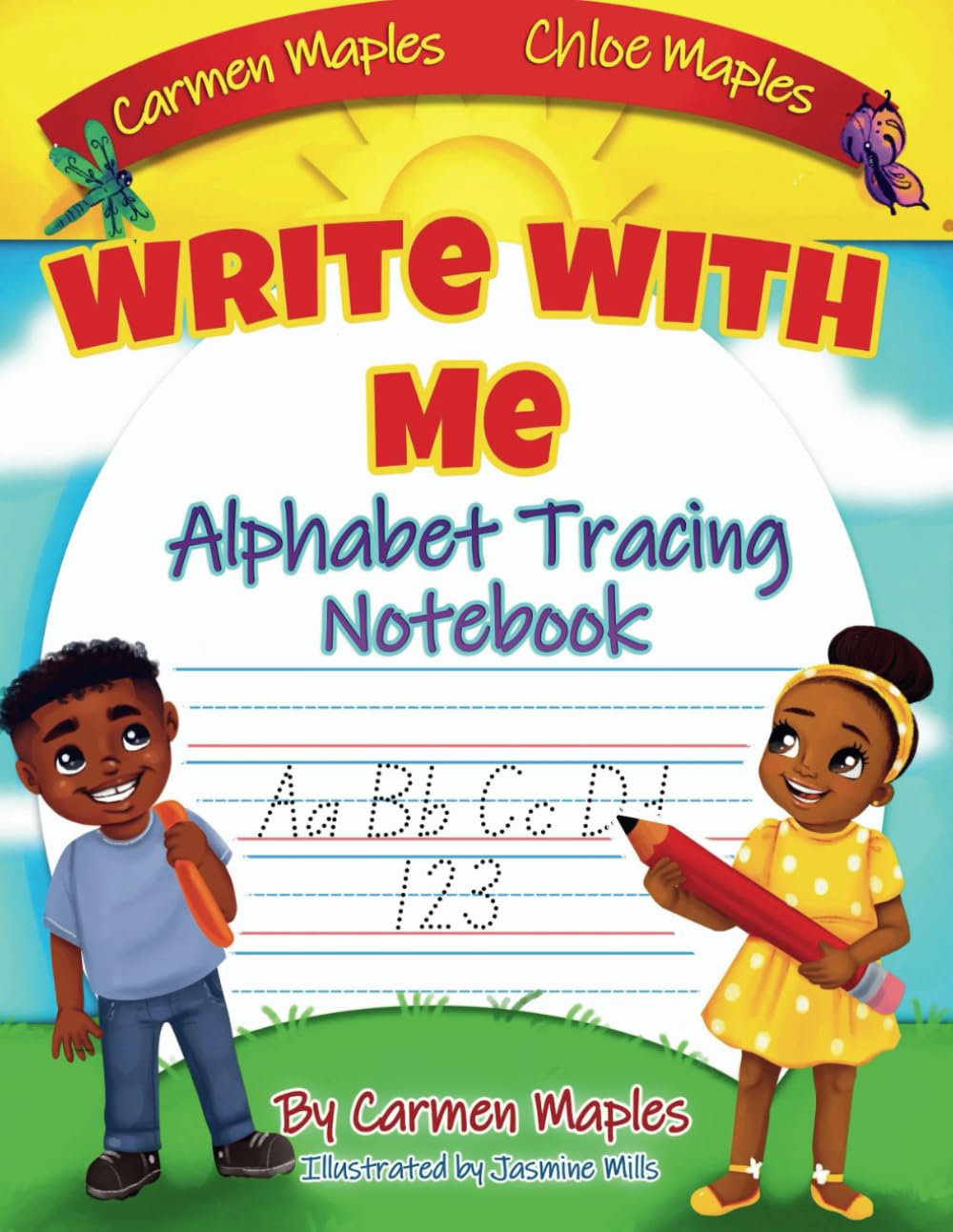 Write with me: Alphabet tracing notebook, Handwriting practice workbook ...