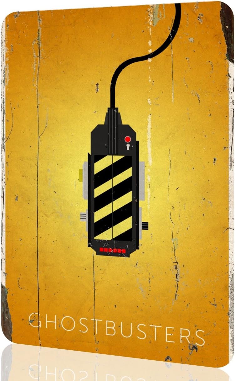 Amazon.com: Metal Tin Sign Ghostbusters Awesome Poster Classic Movie 80 ...