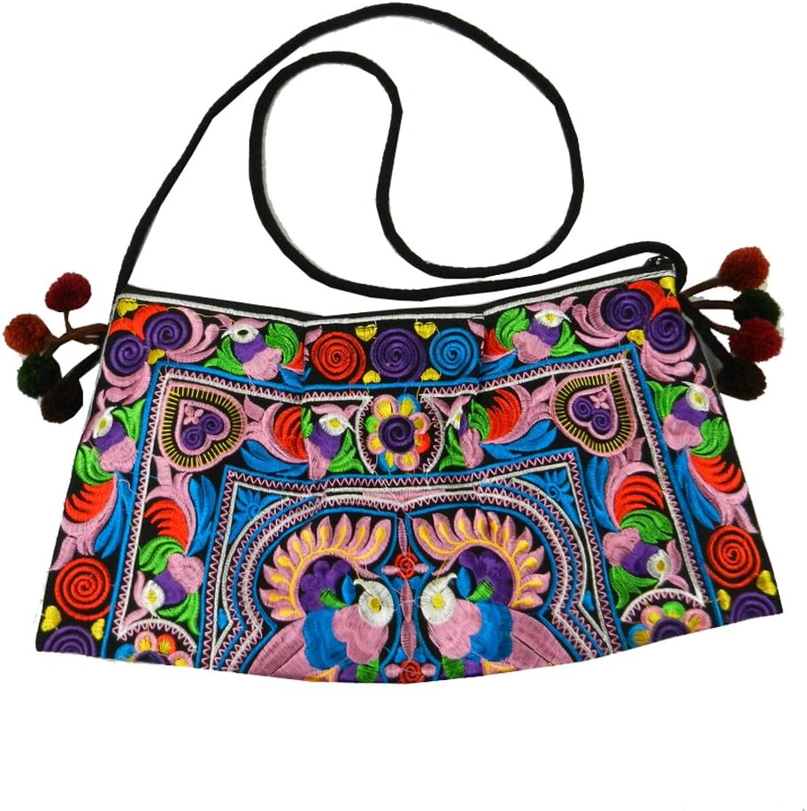 BTP! HMONG Bag Swingpack Hill Tribe Ethnic Embroidered Sling Crossbody ...