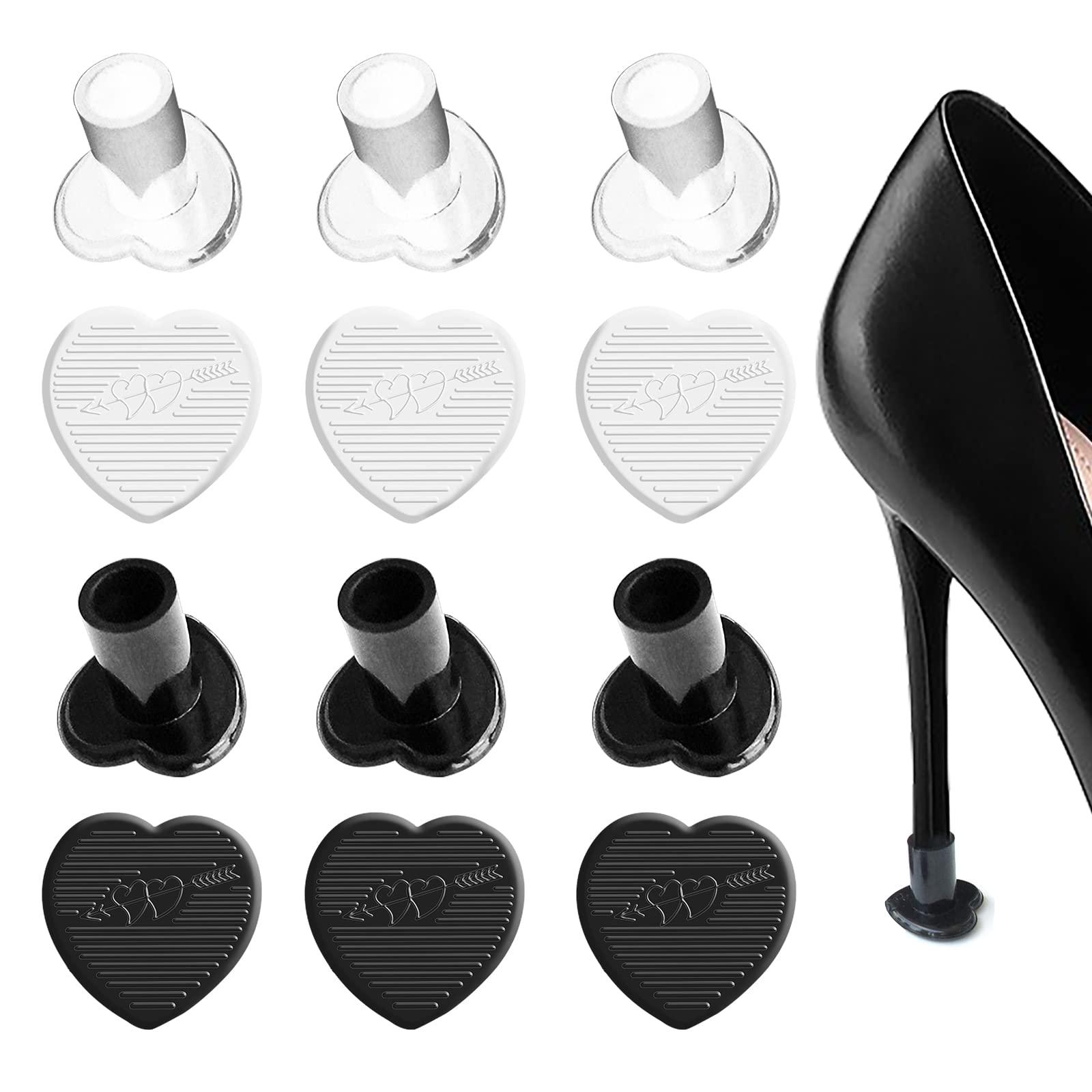 Amazon.com: SooGree High Heel Cap Protectors & Heel Repair Caps Covers ...