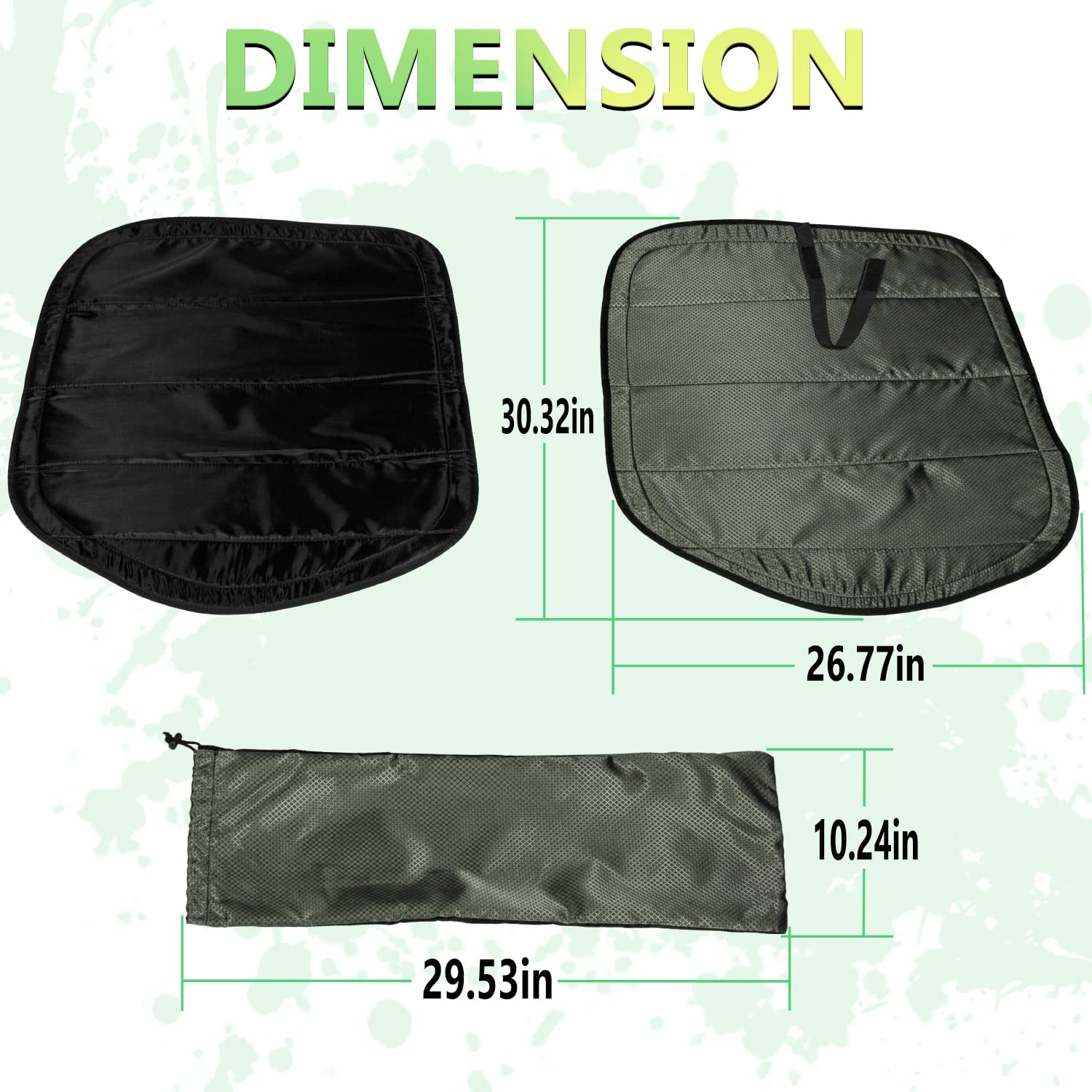 for Mercedes-Benz Sprinter Cargo Van 2019+ Insulated Blackout Rear Door ...