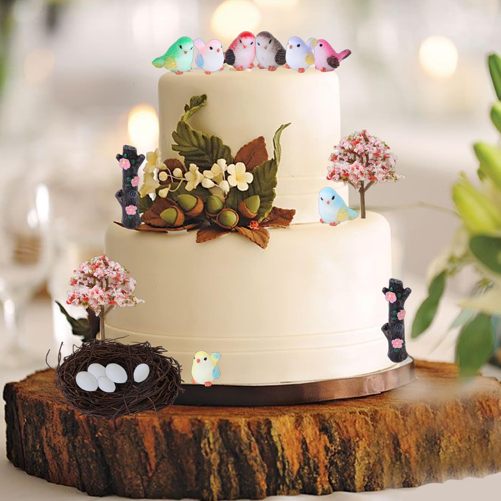 Bird Shower Cakes Buttercream Amazon.com: Cheereveal Owl Theme Cake