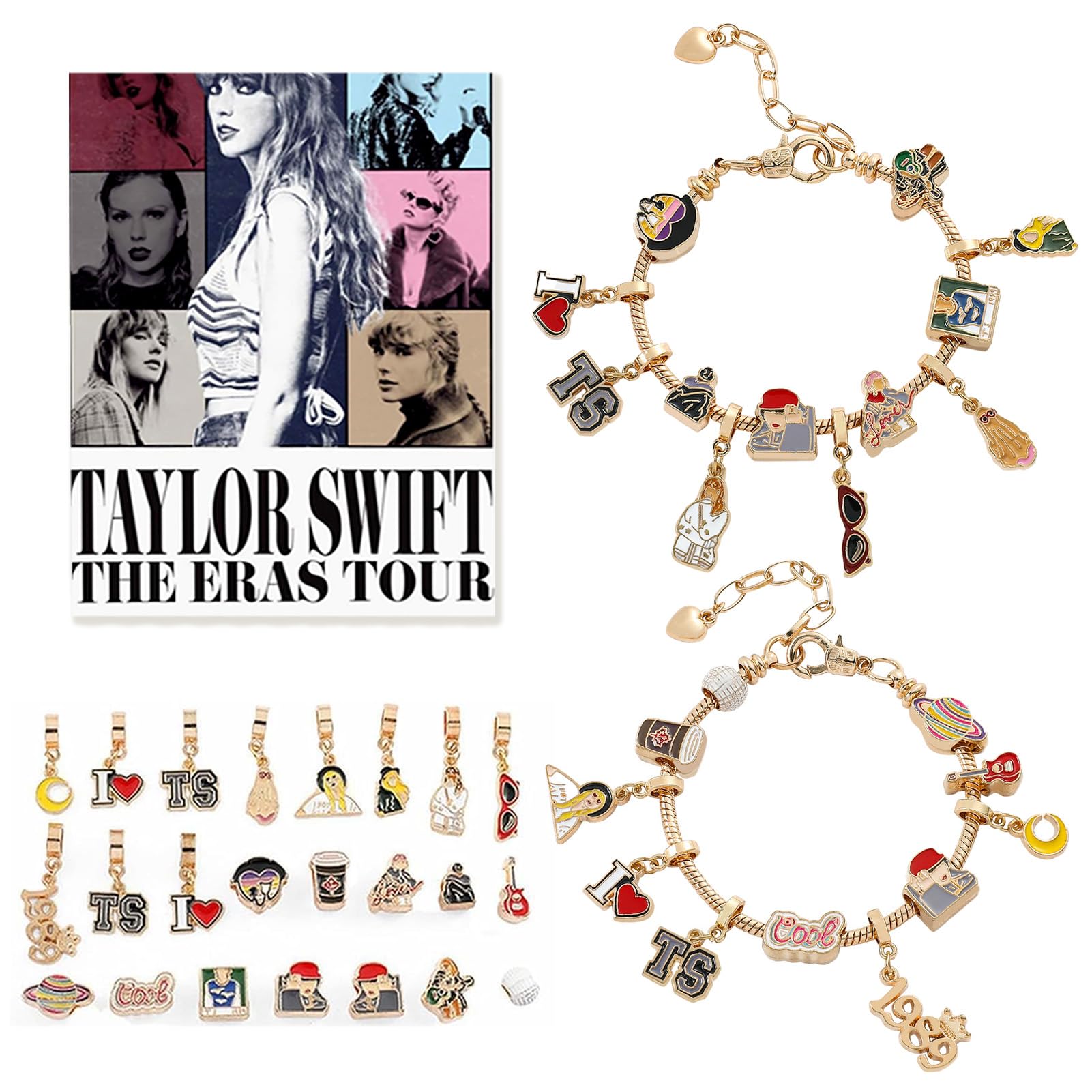 2 Pcs TS Music Lovers Bracelets for Girls, Music Singer Inspired ...