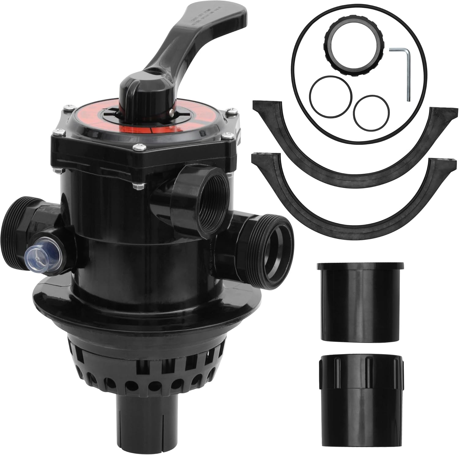 SP0714T VariFlo Top-Mount Multiport Valve Compatible with Hayward Above ...