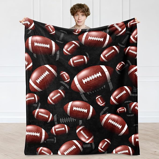 Amazon.com: Labfen Kids Football Blanket for Boys, American Football ...